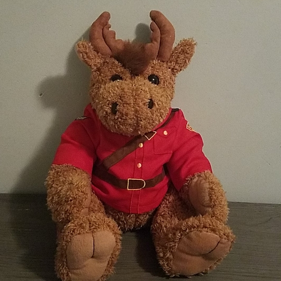 Toys | Canadian Mountee Moose Stuffed Animal | Poshmark